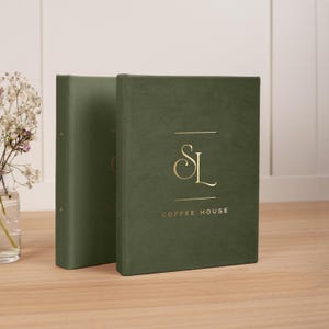 Personalized Menu Book Covers | Custom Restaurant Menu Folders | Hard ...