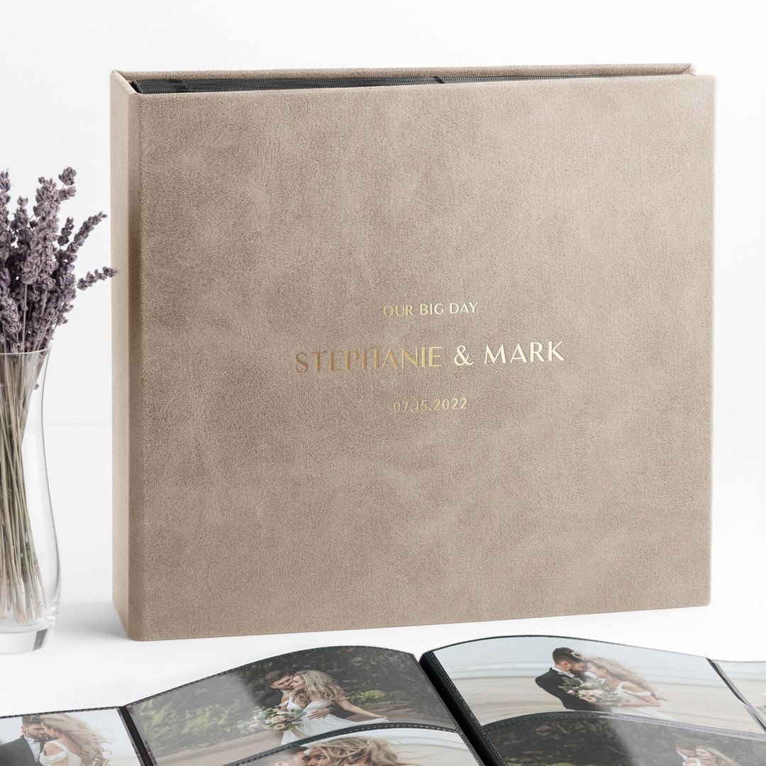 Wedding Album 1200 Photos, Extra Large Slip-in Photo Album for 4x6 ...