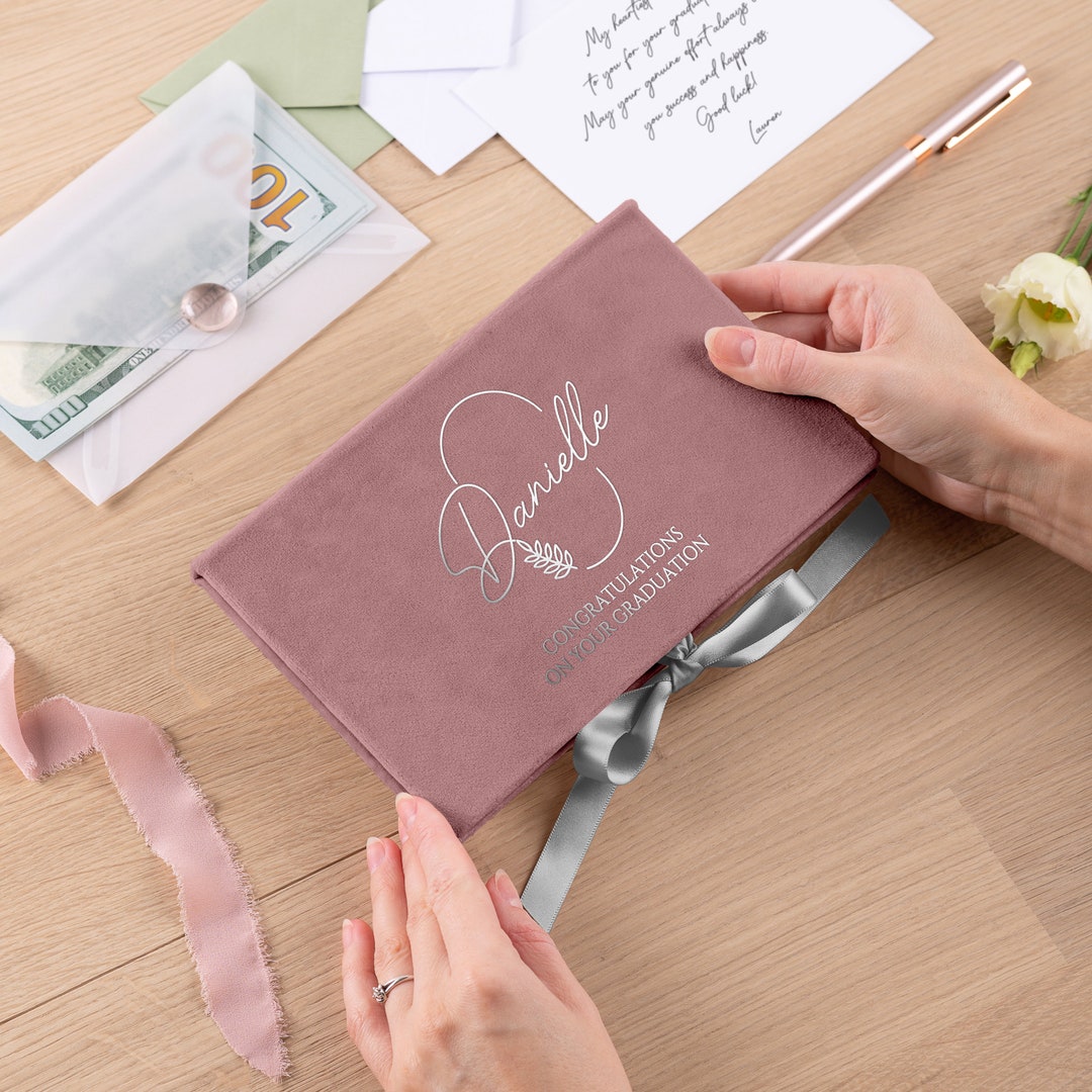 Graduation Money Envelope, Personalized Money Envelope, Velvet Cash ...