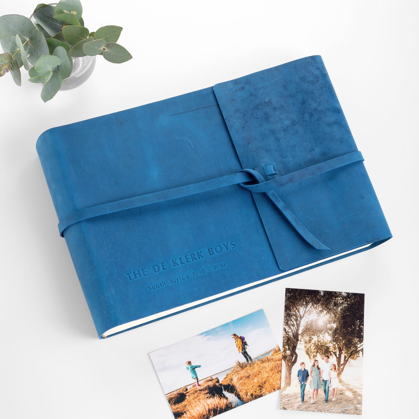 Rustic Leather Album Leather Scrapbook Album Vintage Leather | Etsy