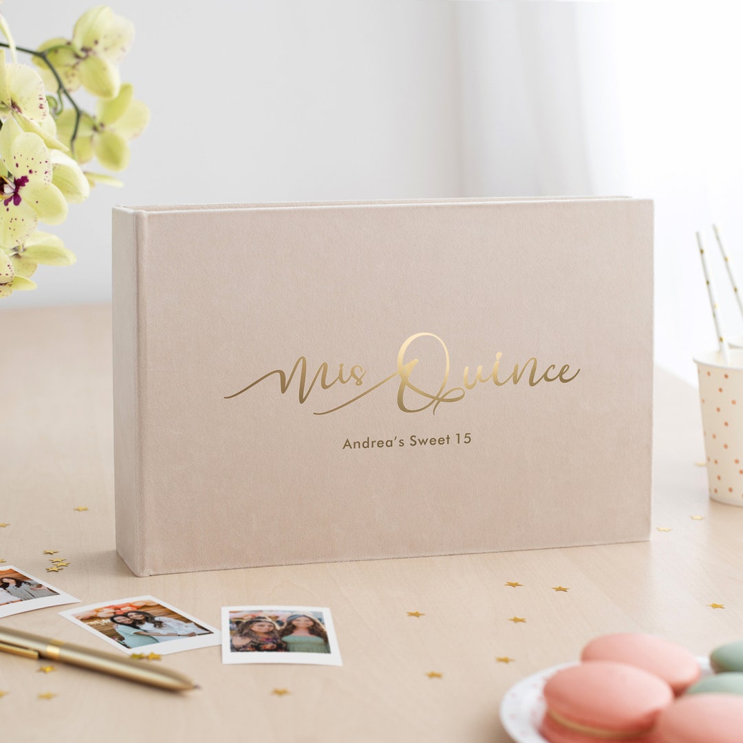 Quinceanera Guest Book Alternative, Mis Quince Guestbook, Quince Guest ...