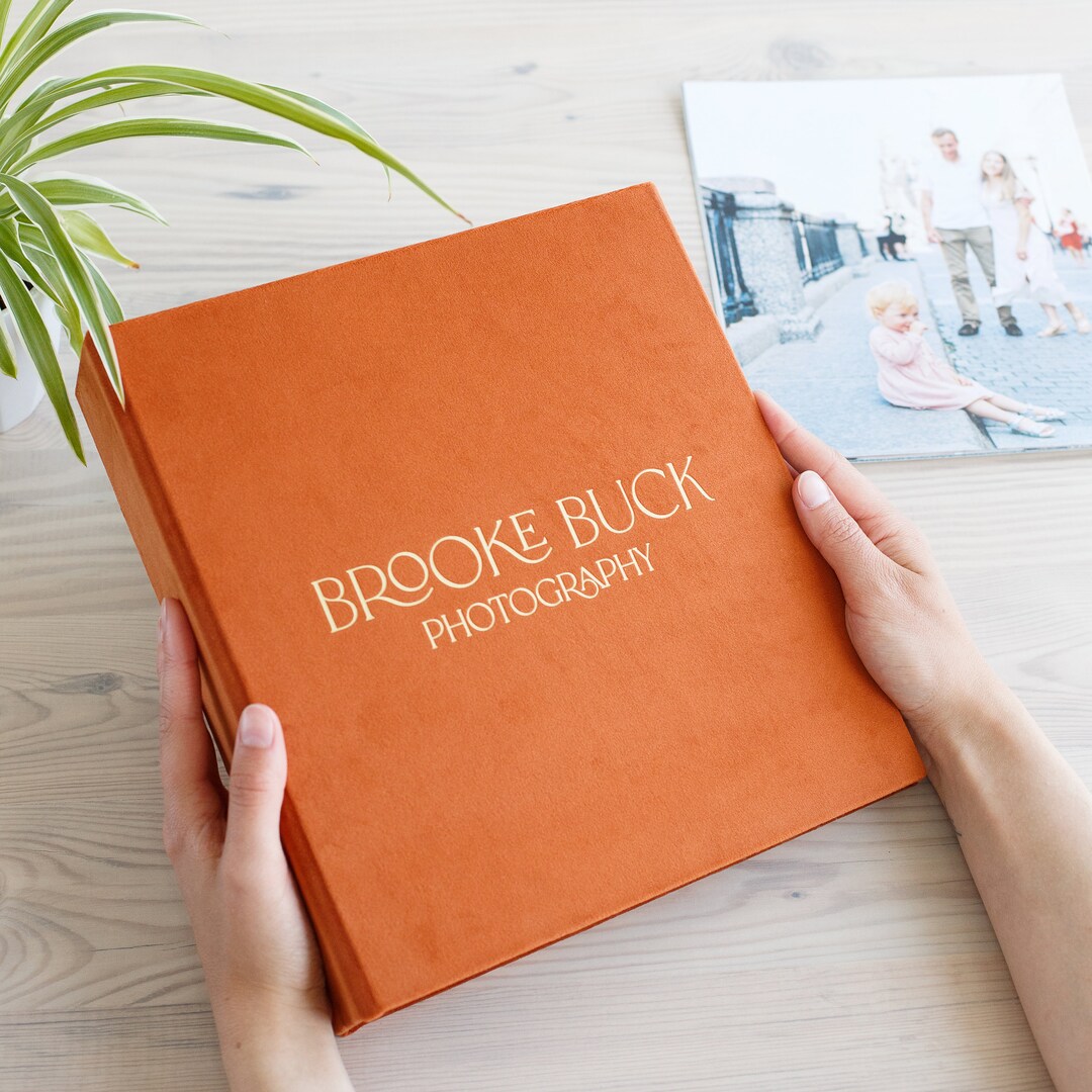12x12 Velvet Scrapbook Album | Photo Album With Sleeves for 12x12 ...