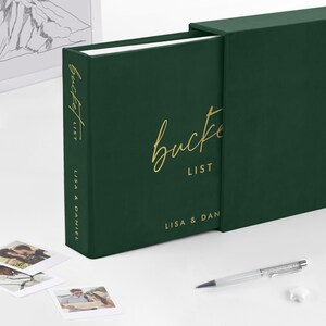 Personalized Bucket List Journal for Couples, Custom Adventure Book ...