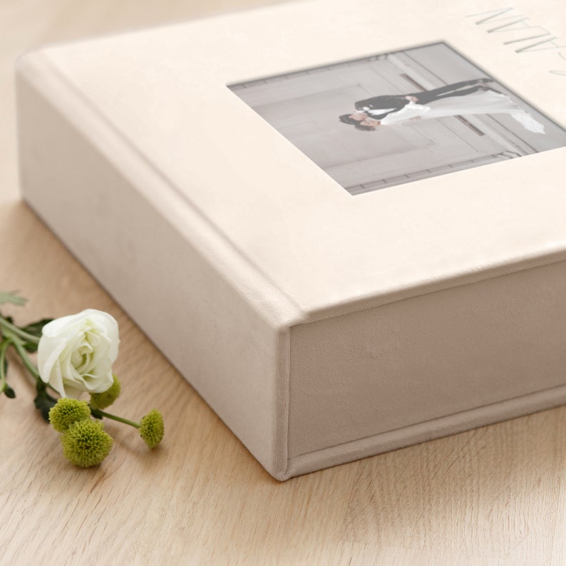 Personalized Wedding Keepsake Box | Custom Memory Box With Photo Window ...