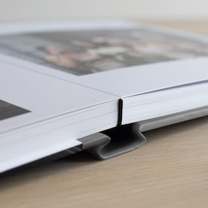 Luxury Wedding Photo Album With Acrylic Glass Cover | Leather Lay Flat ...