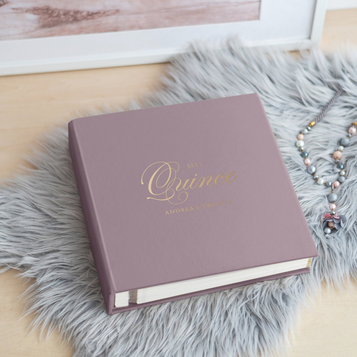 Personalized Birthday Guest Book Quinceanera Guest Book - Etsy