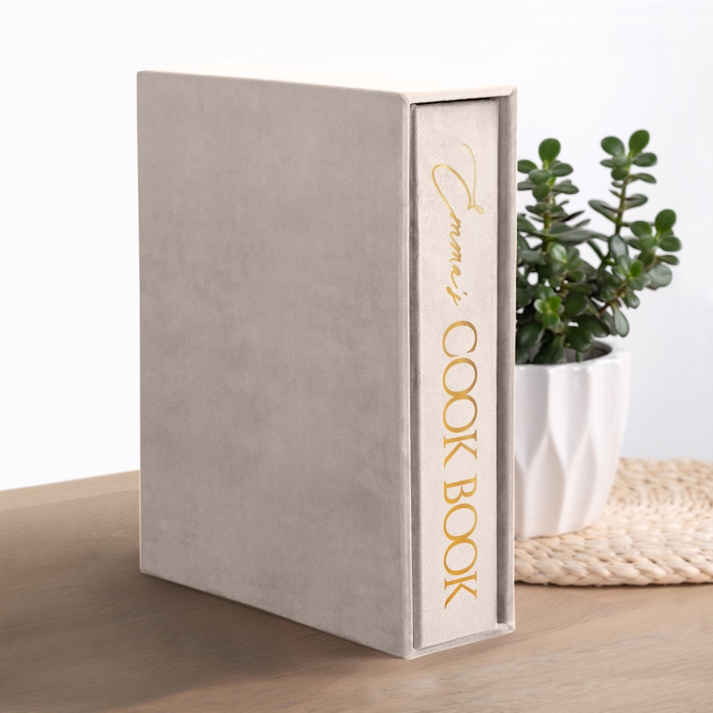 Personalized Recipe Book | Custom Cook Book Journal | Hard Cover Recipe ...
