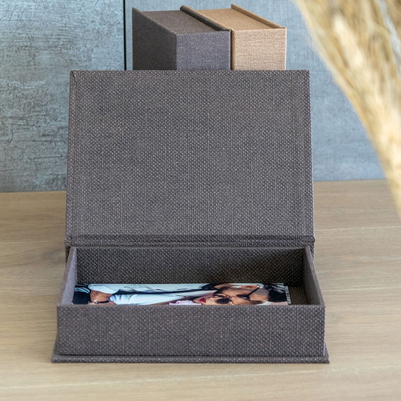 Memory Box, Keepsake Box, Photo Album Clamshell Box, Custom Size ...