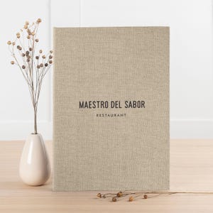 Personalized Menu Books | Custom Restaurant Menu Folders | Hard Cover ...