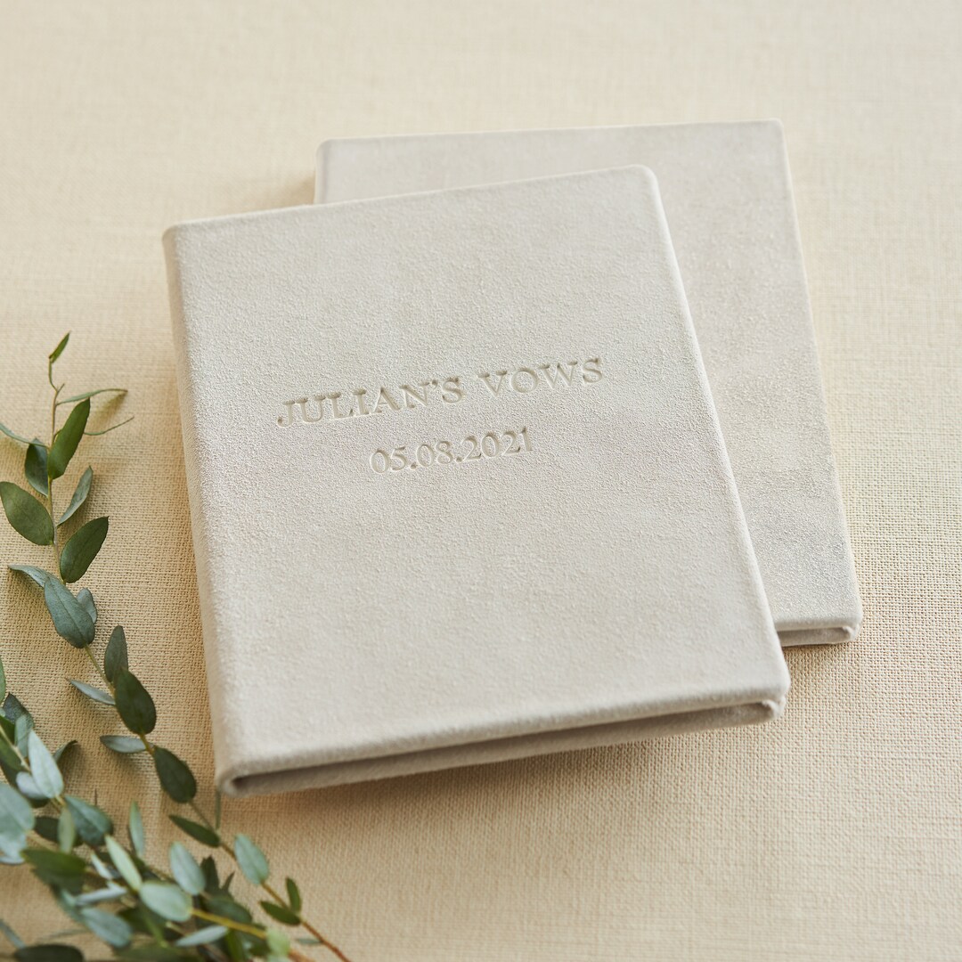 Personalised Wedding Vow Booklets, Personalized Wedding Vow Books ...