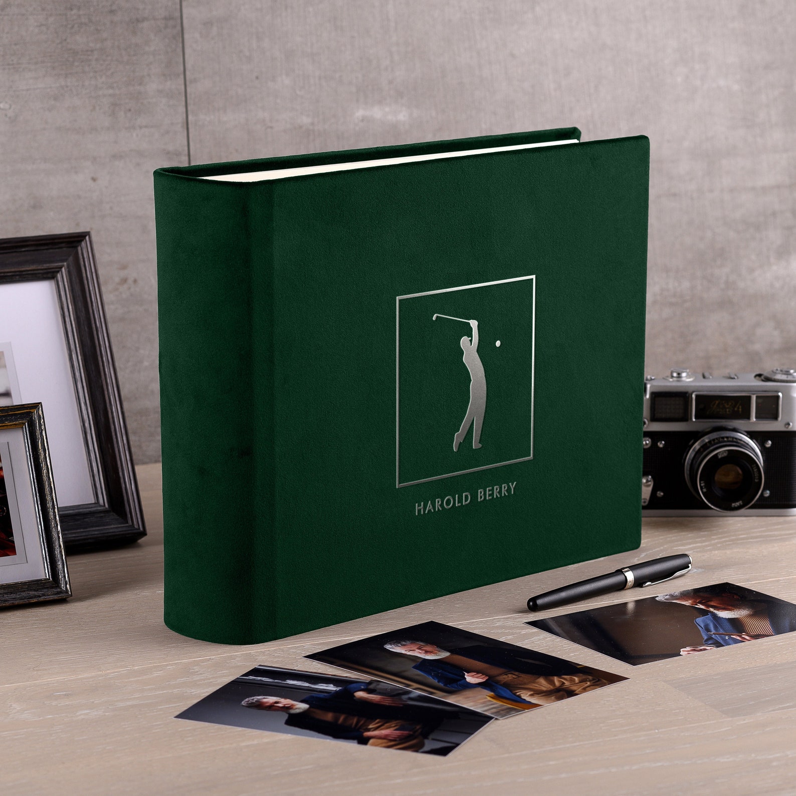 Personalized Golf Photo Album | Golf Lover Gift | Custom Golf Scrapbook ...