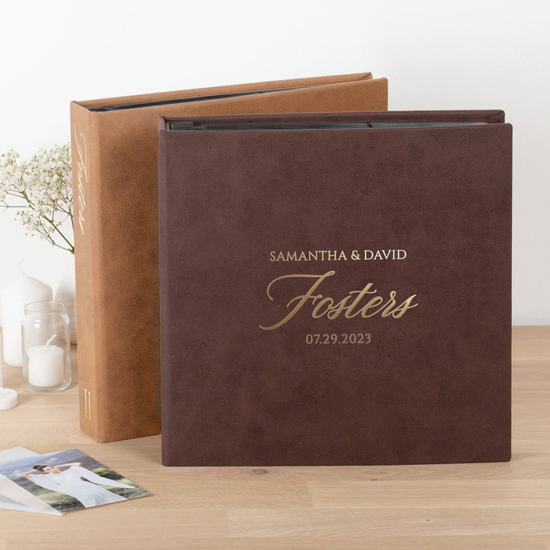 Wedding Photo Album Large Size Slip in Photo Album With - Etsy