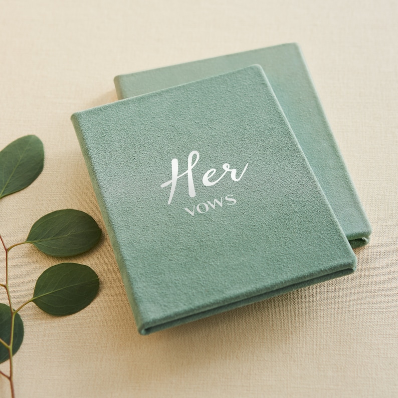 Personalised Wedding Vow Booklets Personalized Wedding Vow - Etsy