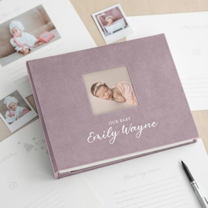 First Year Baby Memory Book | Personalized Baby Journal | Modern Baby ...