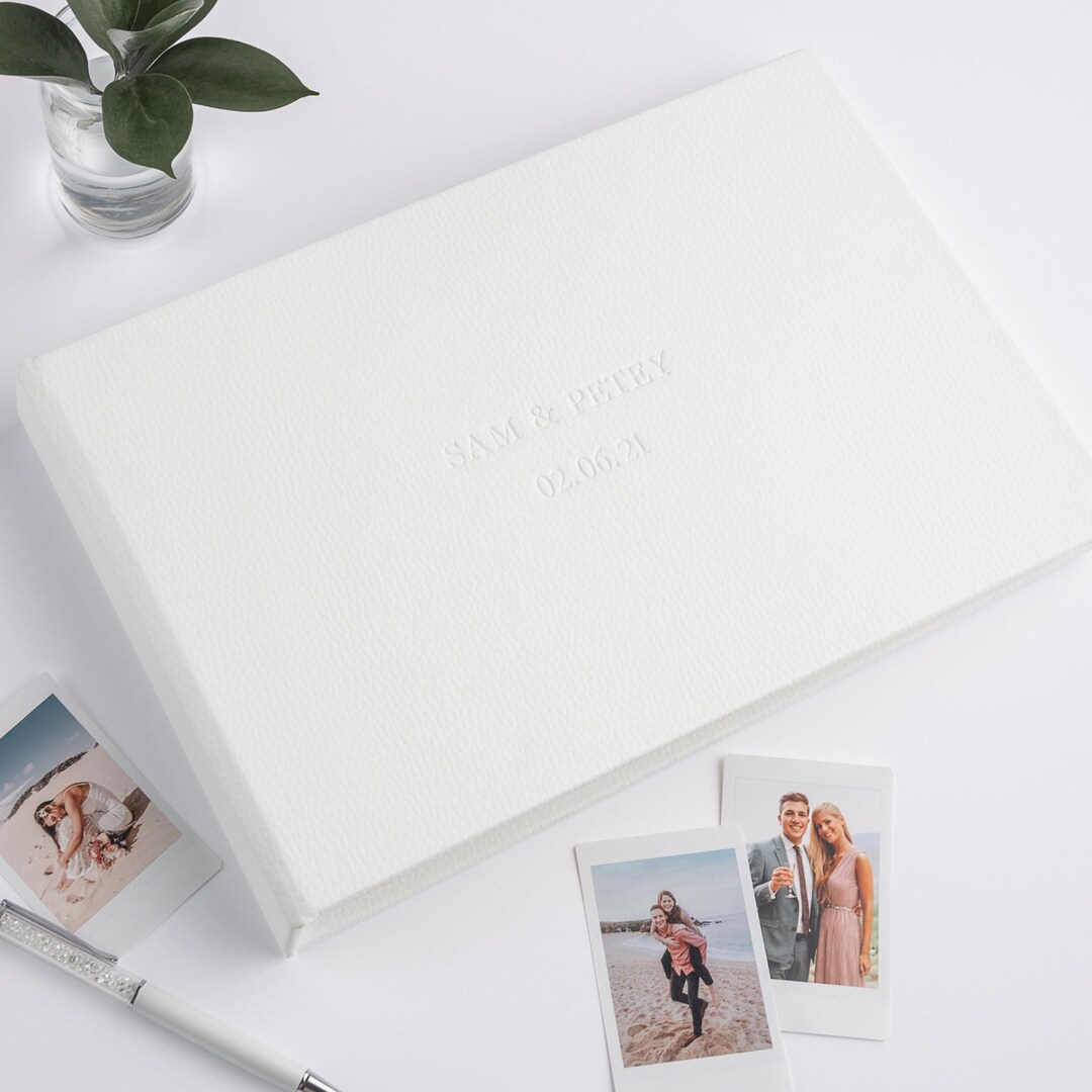 Personalised Wedding Guest Book | Wedding Photo Album for All Instant ...