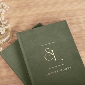 Personalized Menu Book Covers | Custom Restaurant Menu Folders | Hard ...