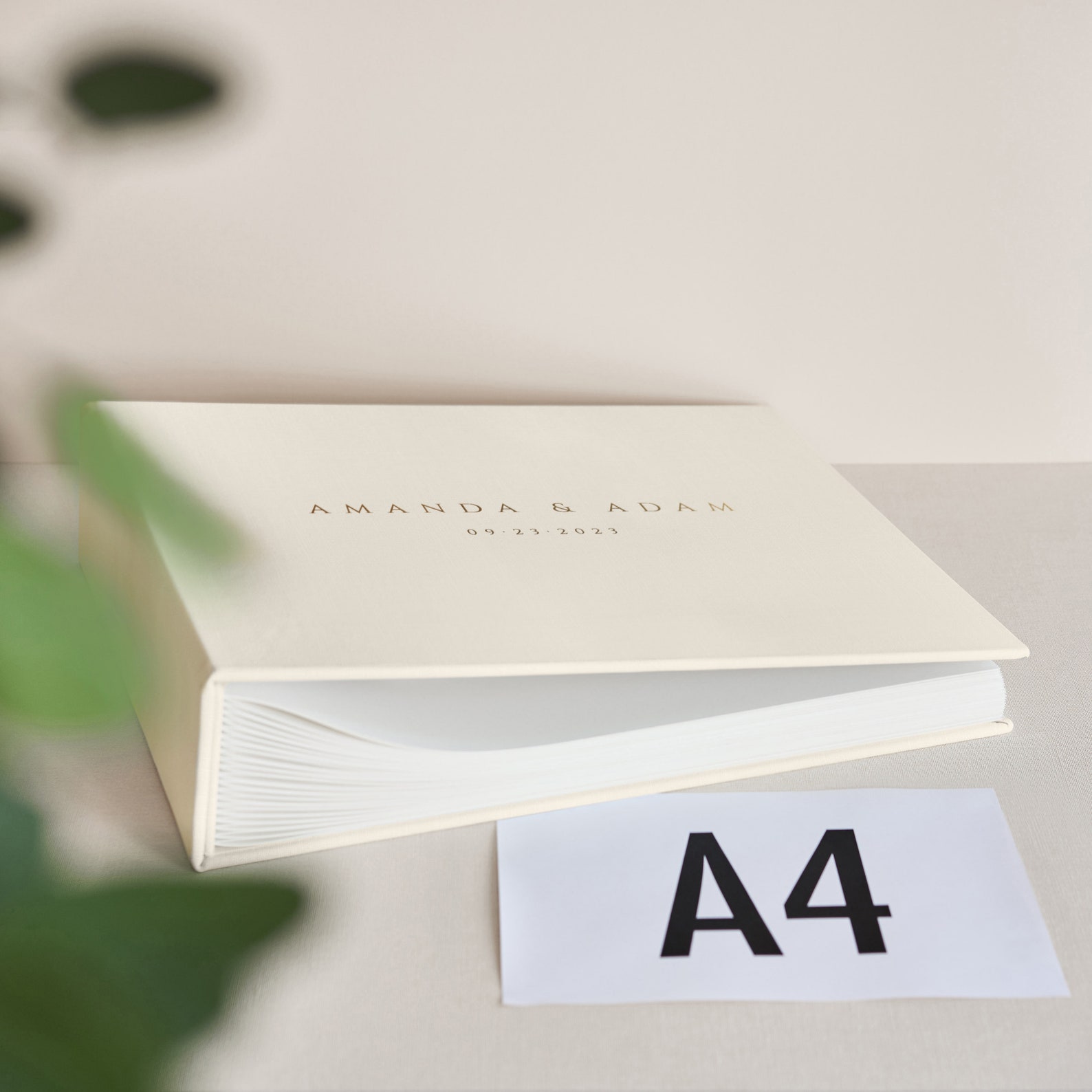 Extra Large Wedding Photo Album, Personalized XXL Family Photo Album ...
