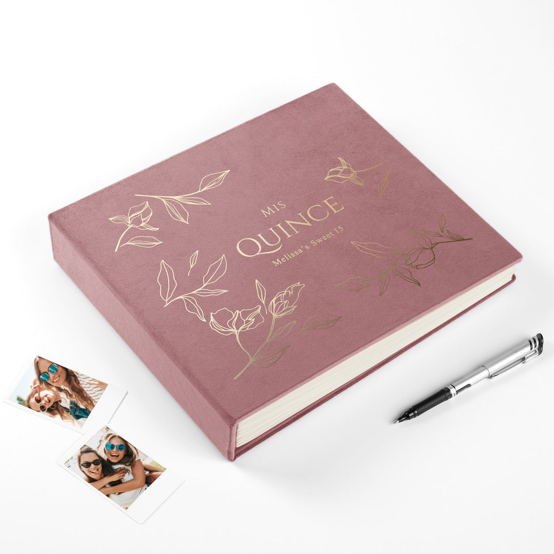 Quinceanera Guest Book Alternative, Mis Quince Guestbook, Quince Guest ...