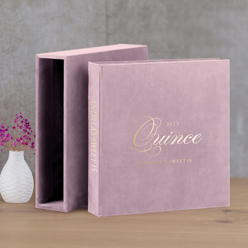 Personalized Birthday Guest Book, Quinceanera Guest Book Alternative ...