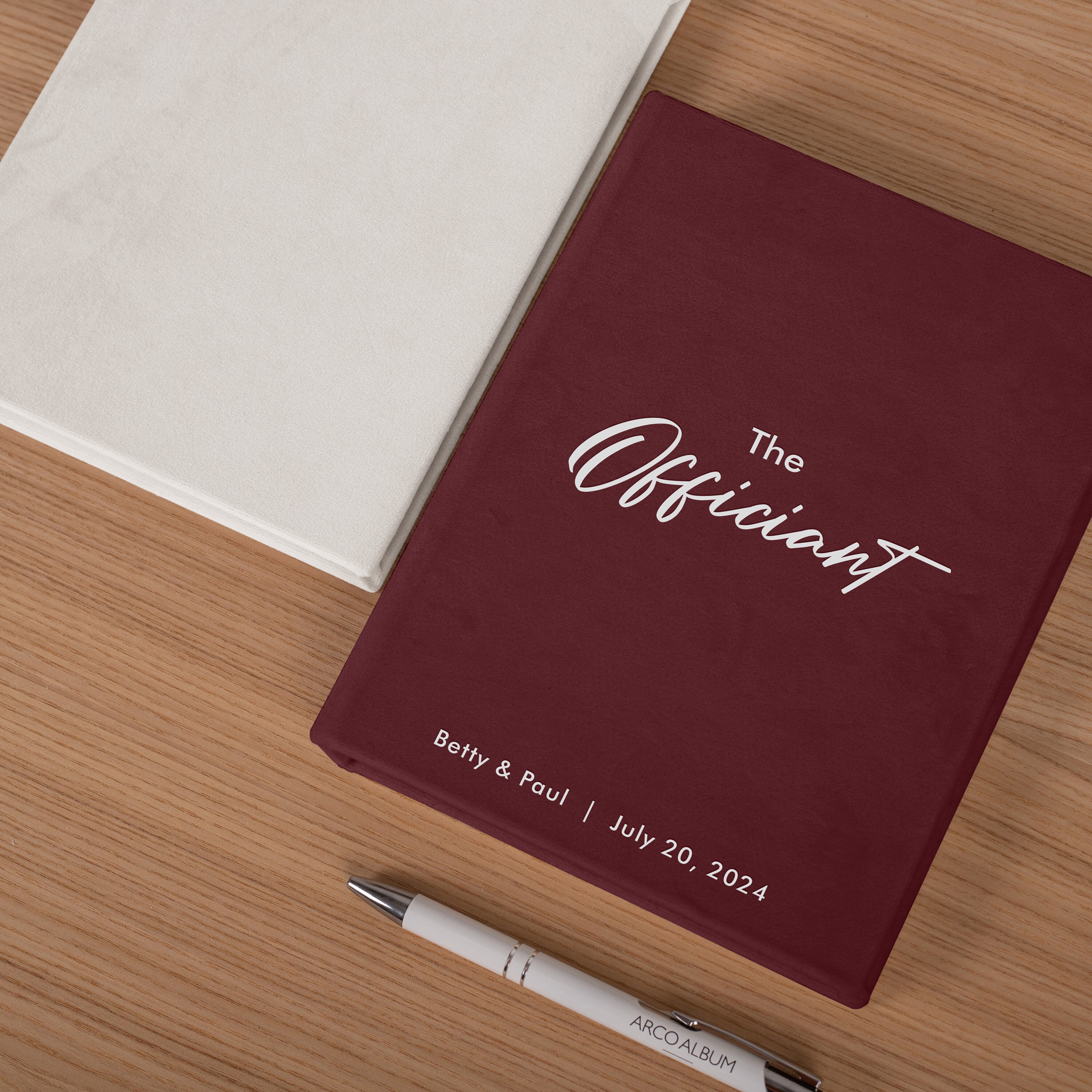 Custom Wedding Ceremony Book | Personalized Marriage Book | Hard Cover ...