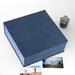 Suede Memory Box Keepsake Box Photo Album Clamshell Box - Etsy