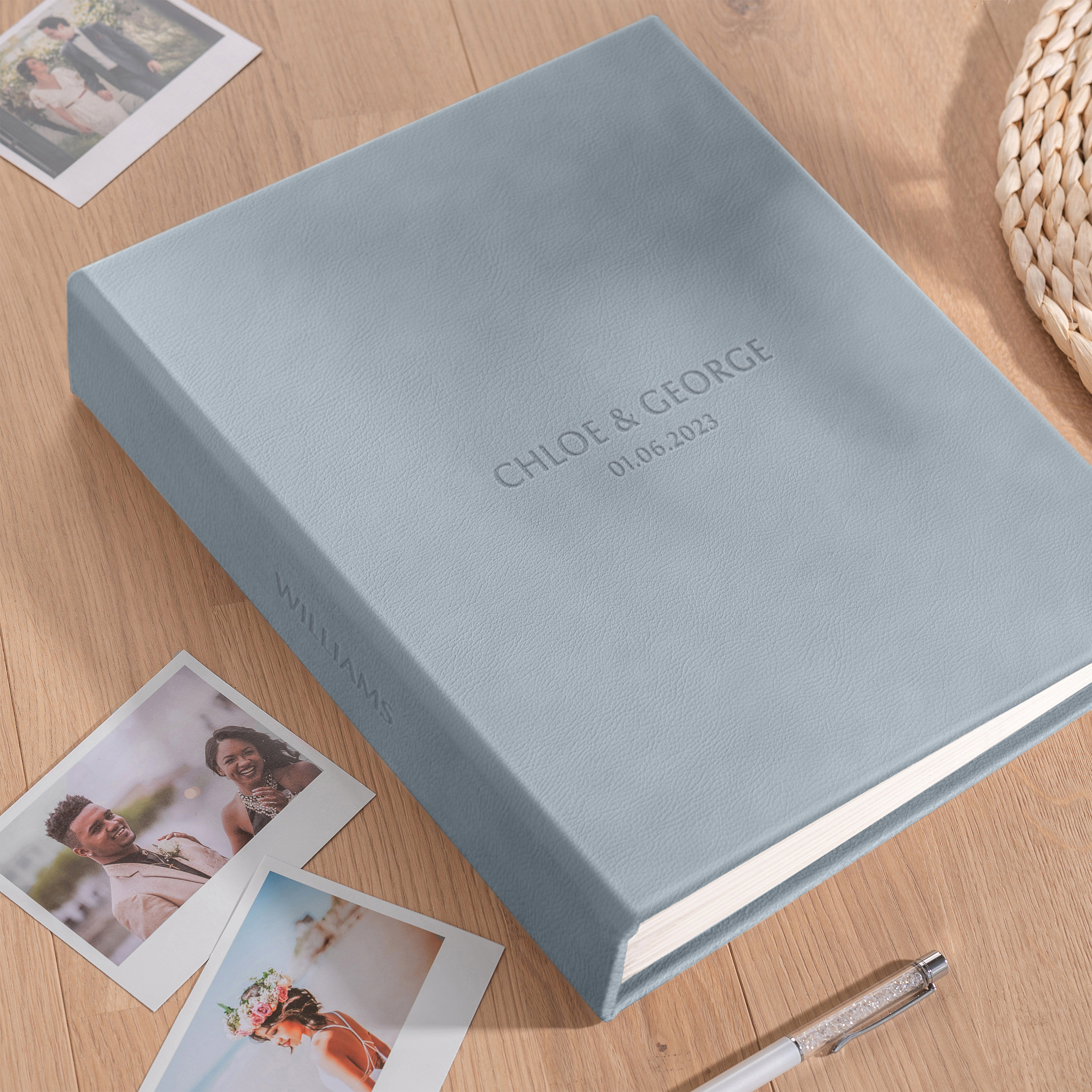 Wedding Guest Book Alternative | Eco Leather Wedding Album for All ...
