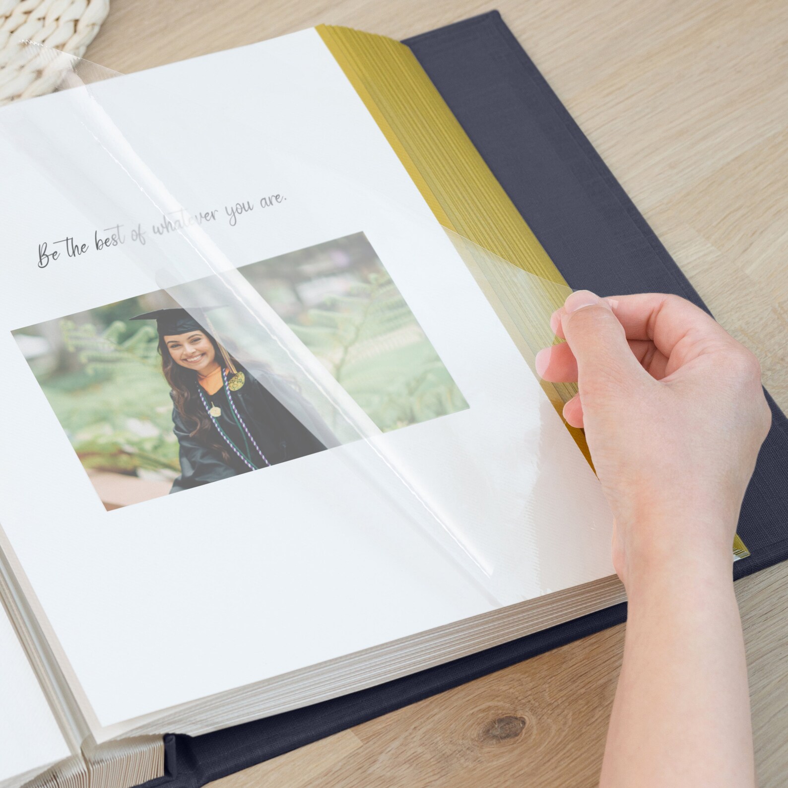 Personalized Graduation Scrapbook | Self-adhesive Memory Photo Album ...