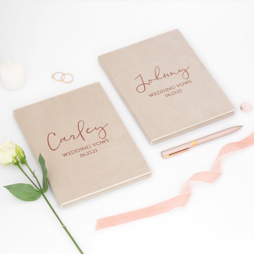 Wedding Vow Booklets Personalized Wedding Vow Books Custom - Etsy
