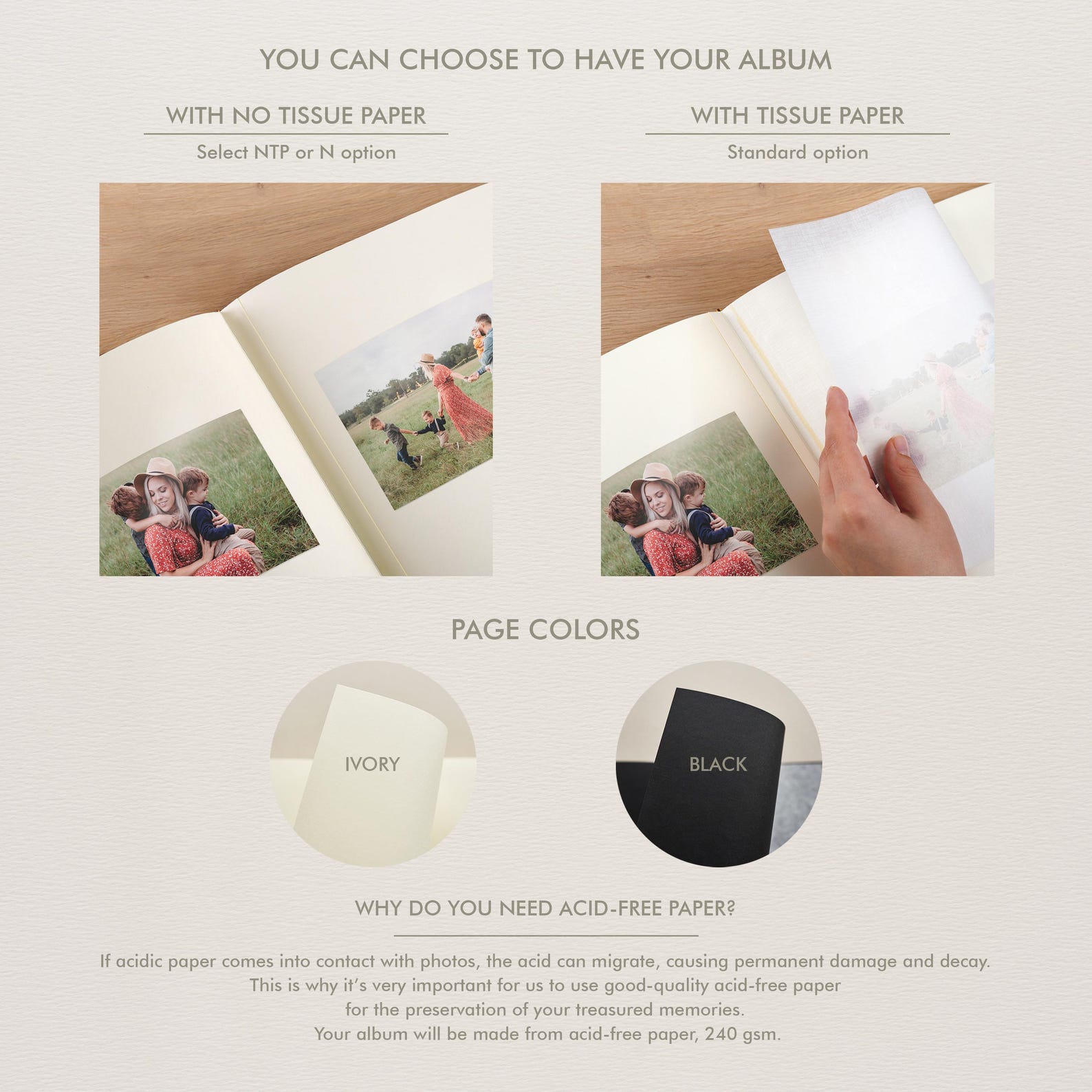 Leather Photo Album | Personalized Family Photo Album | Custom Travel ...