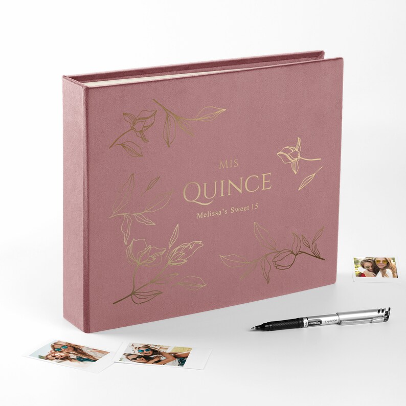 Quinceanera Guest Book Alternative Mis Quince Guestbook - Etsy