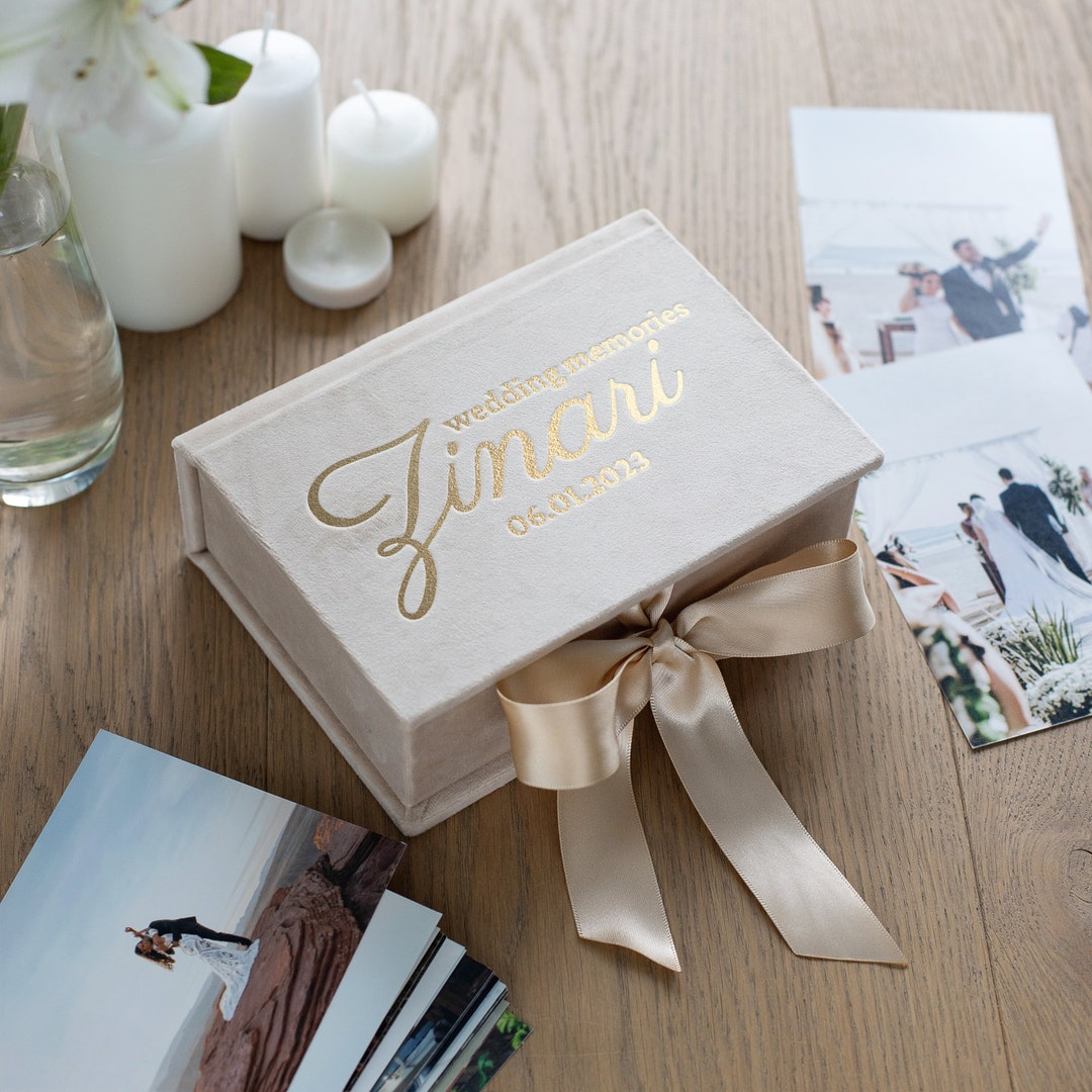 Velvet Photo Box for 4x6, 5x7... 8x10 Photos - Photography Print ...