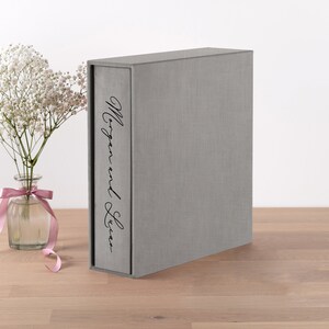 Linen Instax Square Photo Album, Personalized Photo Album for Fujifilm ...