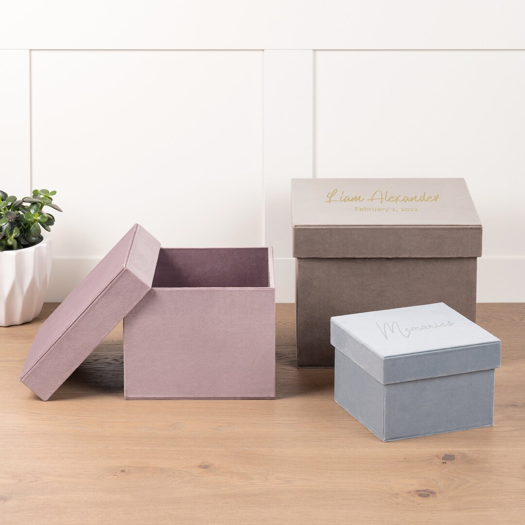 Wedding Memory Box, Personalized Keepsake Box, Custom Storage Box ...