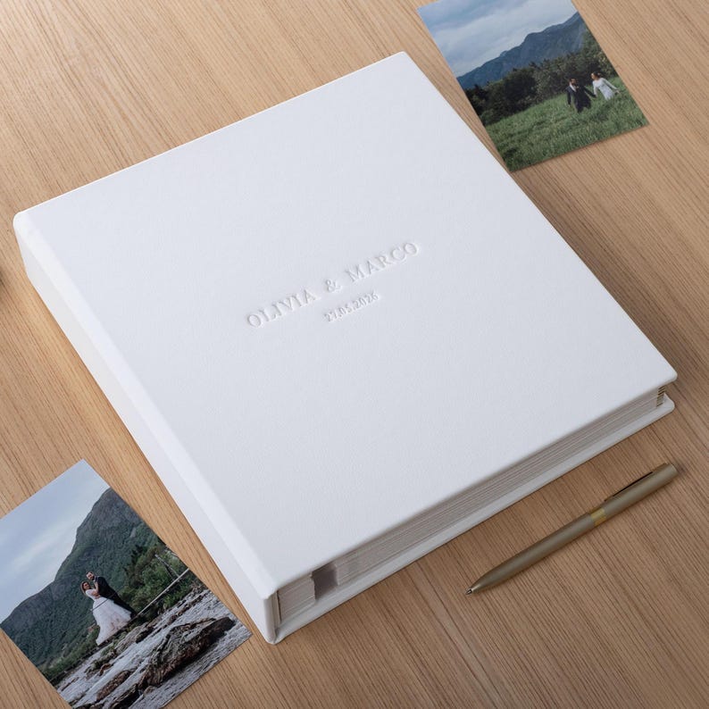 Self-adhesive Photo Album | Personalized Coffee Table Book | Large ...