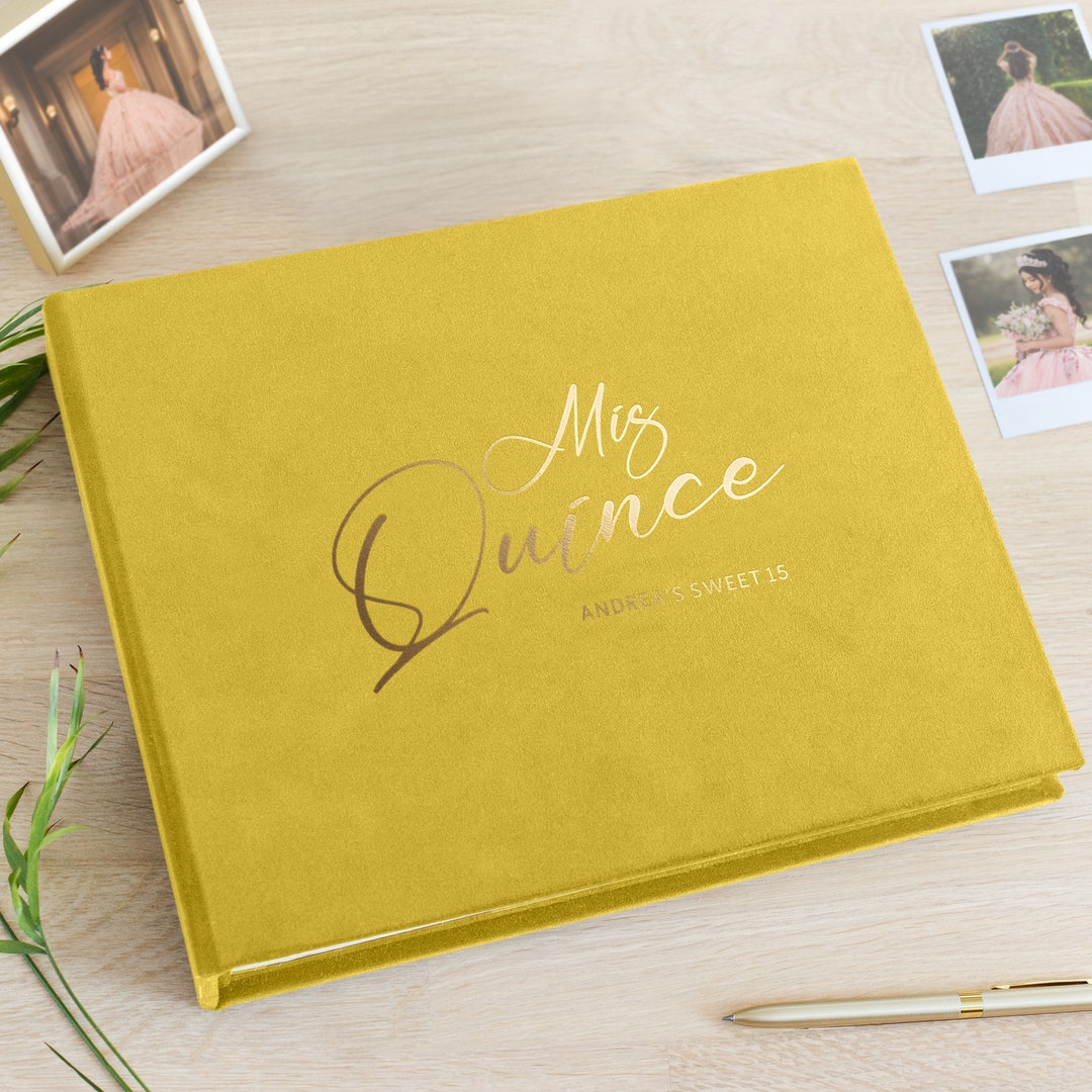 Quinceanera Guest Book Alternative, Mis Quince Guestbook, Quince Guest ...