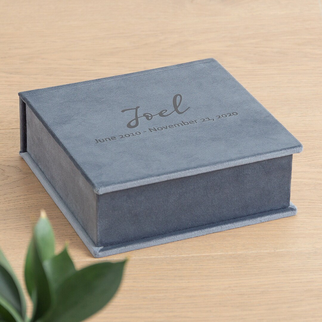 Personalized Keepsake Box | Custom Size Memory Box for Scrapbooks ...