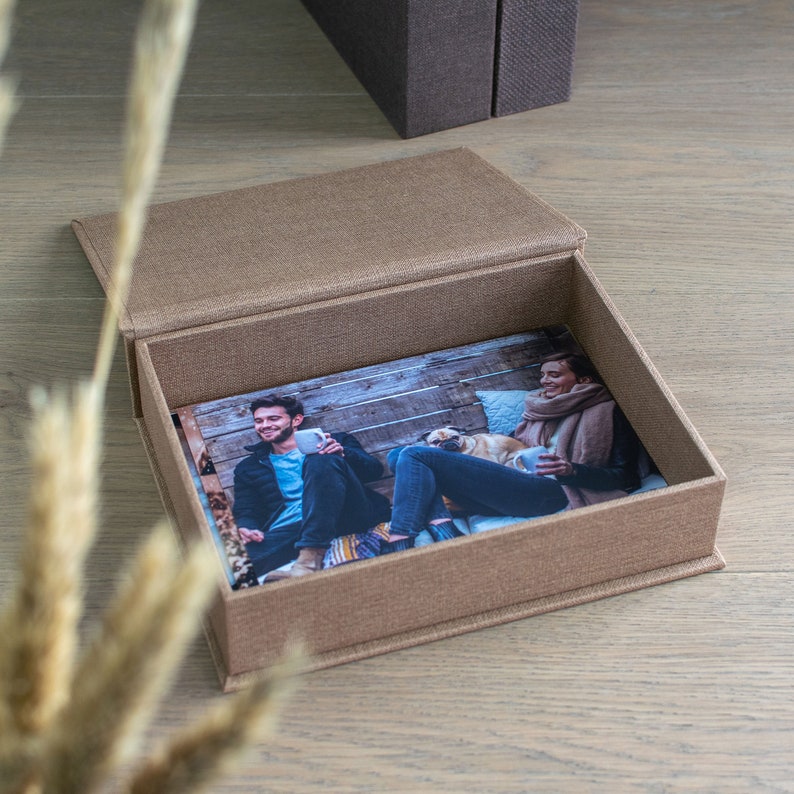 Memory Box, Keepsake Box, Photo Album Clamshell Box, Custom Size ...