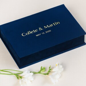 Ivory Scrapbook Box, Keepsake Box, Velvet Clamshell Box, Photo Album ...