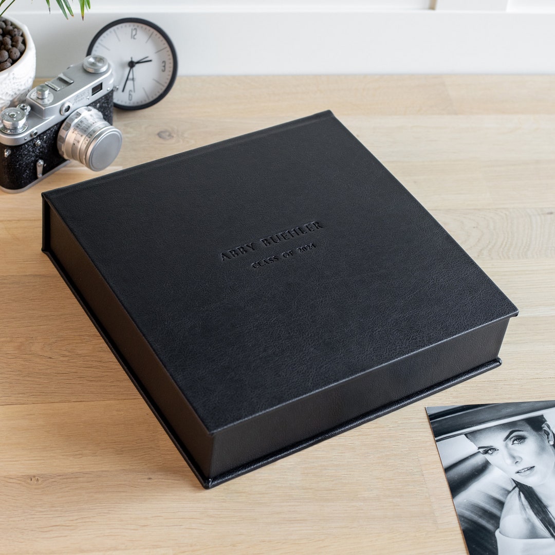 Personalized Leather Keepsake Box Custom Size Memory Chest Elegant ...