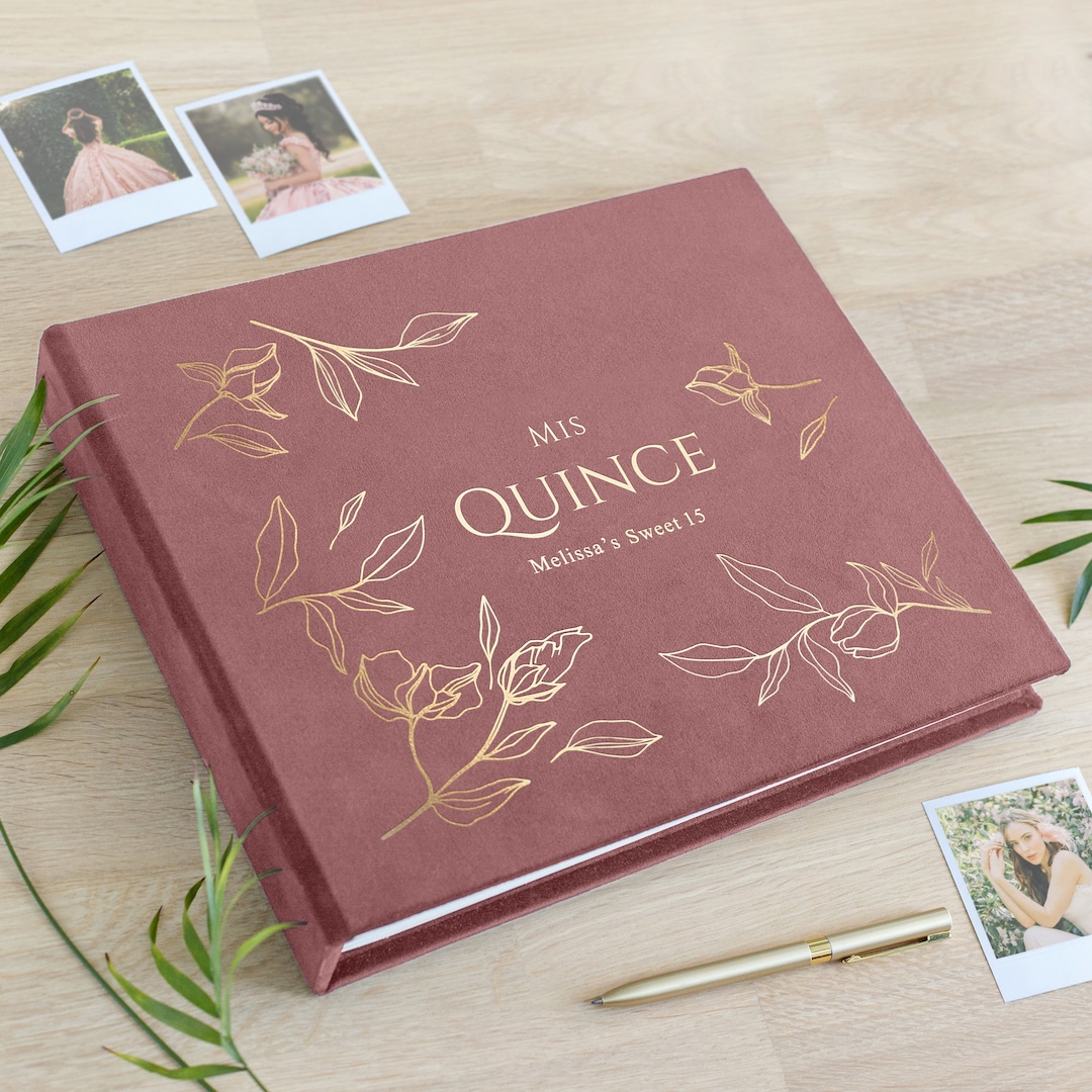 Quinceanera Guest Book Alternative, Mis Quince Guestbook, Quince Guest ...