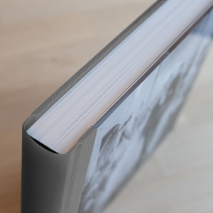Luxury Wedding Photo Album With Acrylic Glass Cover | Leather Lay Flat ...