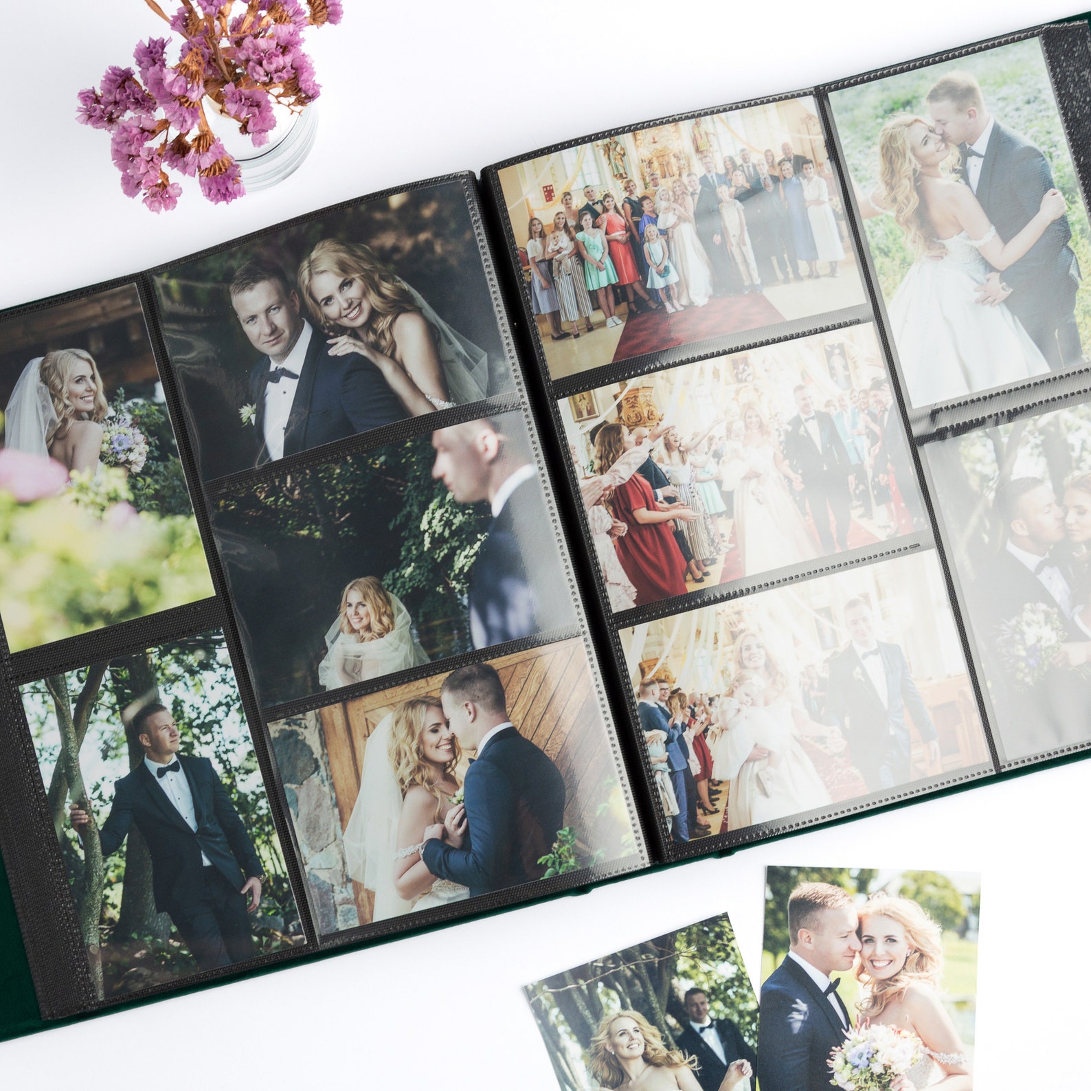 Photo Album With Sleeves for 4x6 Photos Large Forest Green - Etsy