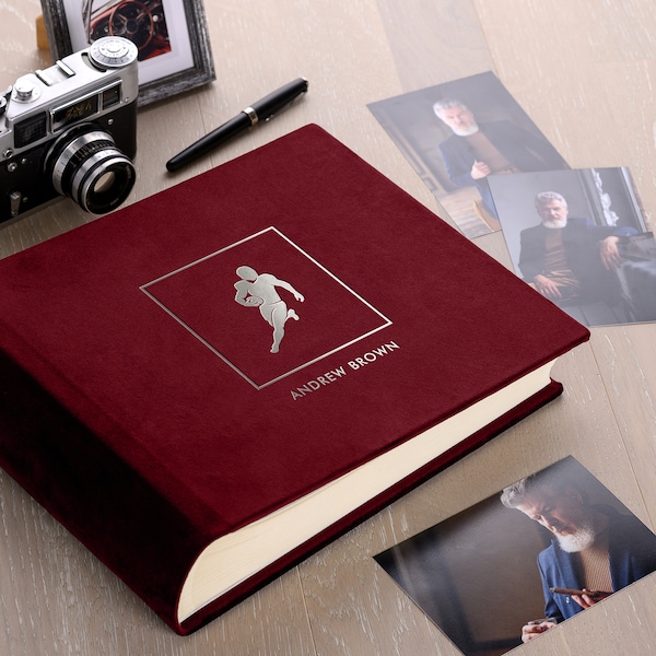 Football Personalized Photo Album - Etsy