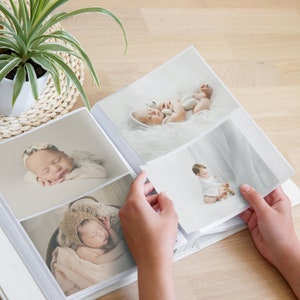 Personalized Baby Photo Album With Sleeves for 40-400 4x6 Photos ...
