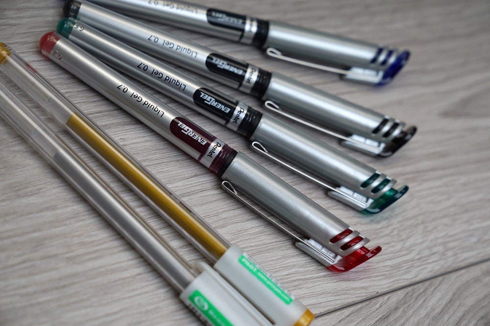 Guest book Pen Stylish Pentel EnerGel Liquid Gel Pen for | Etsy