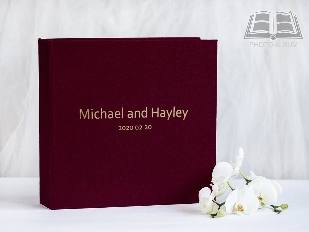 Wedding Scrapbook Album Personalized Wedding Anniversary - Etsy