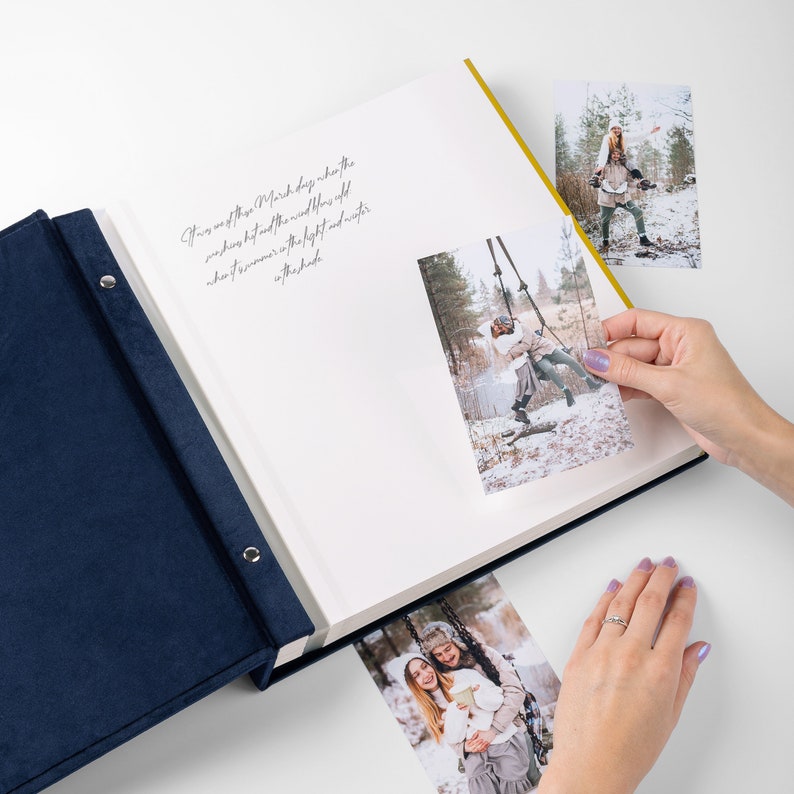 Self-adhesive Album Velvet Anniversary Scrapbook Album - Etsy