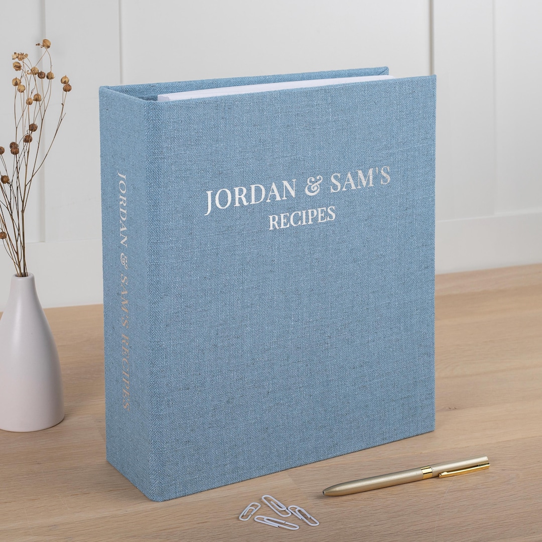 Custom Cook Book Journal | Personalized Recipe Book | Hard Cover Recipe ...