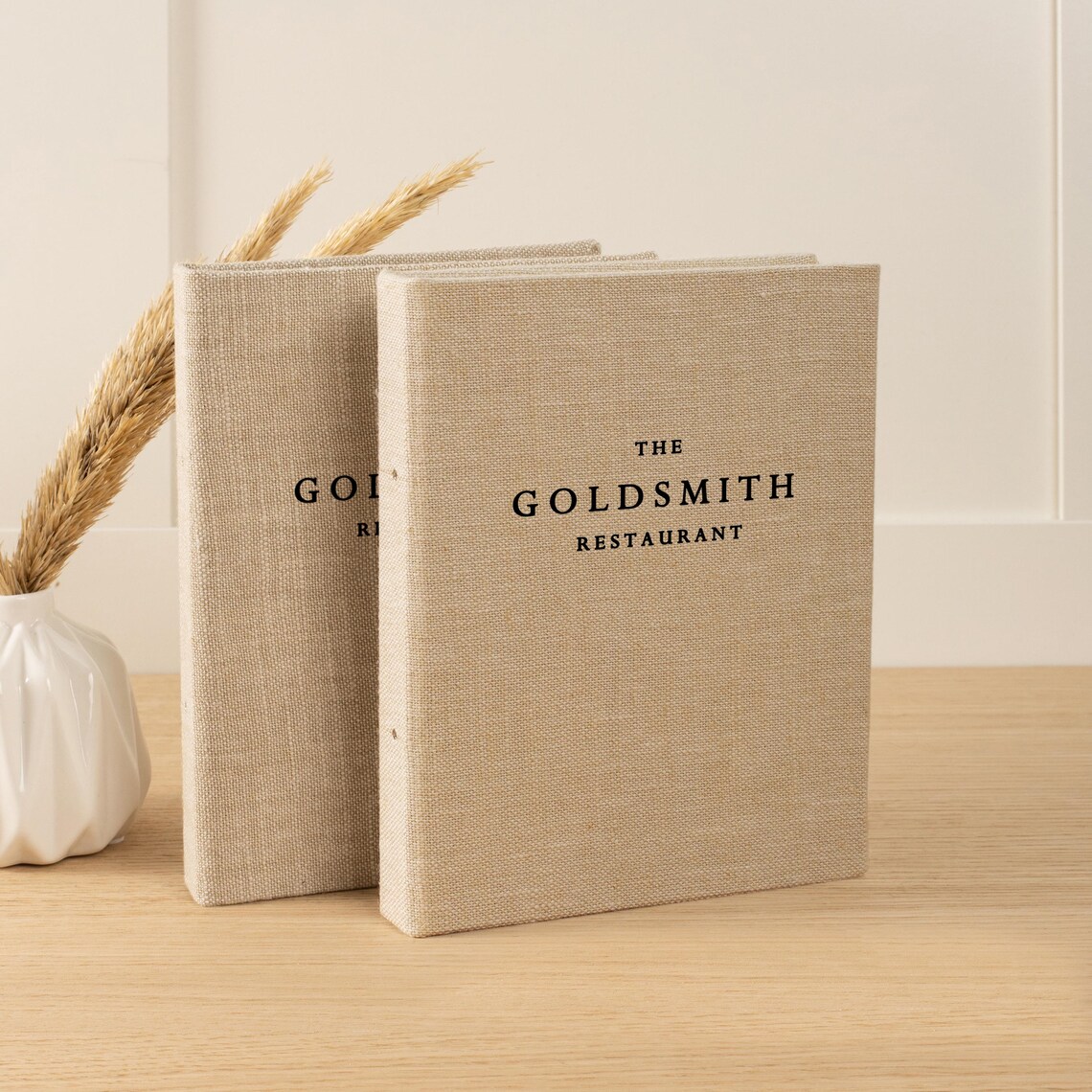 Personalized Menu Book Covers | Custom Hard Cover Menu Holders for ...
