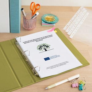 Ring Binder With 2-3-4 Rings, Personalized Ring Binder Portfolio, Hard ...